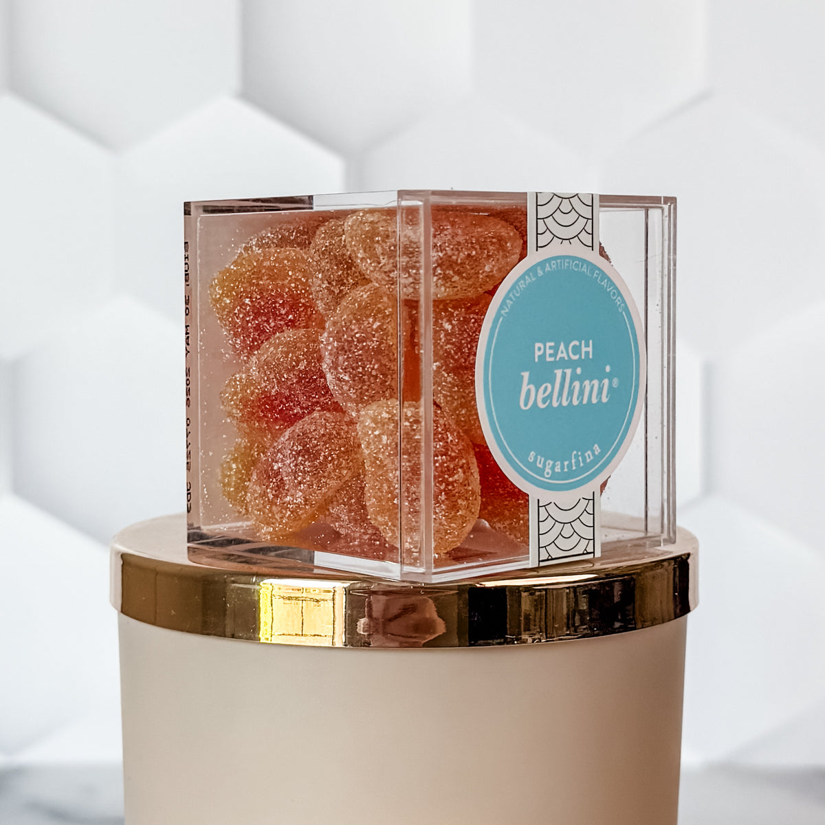 Sweet Treat! Sugarfina Candy Cube - Peach Bellini – OklaRoots