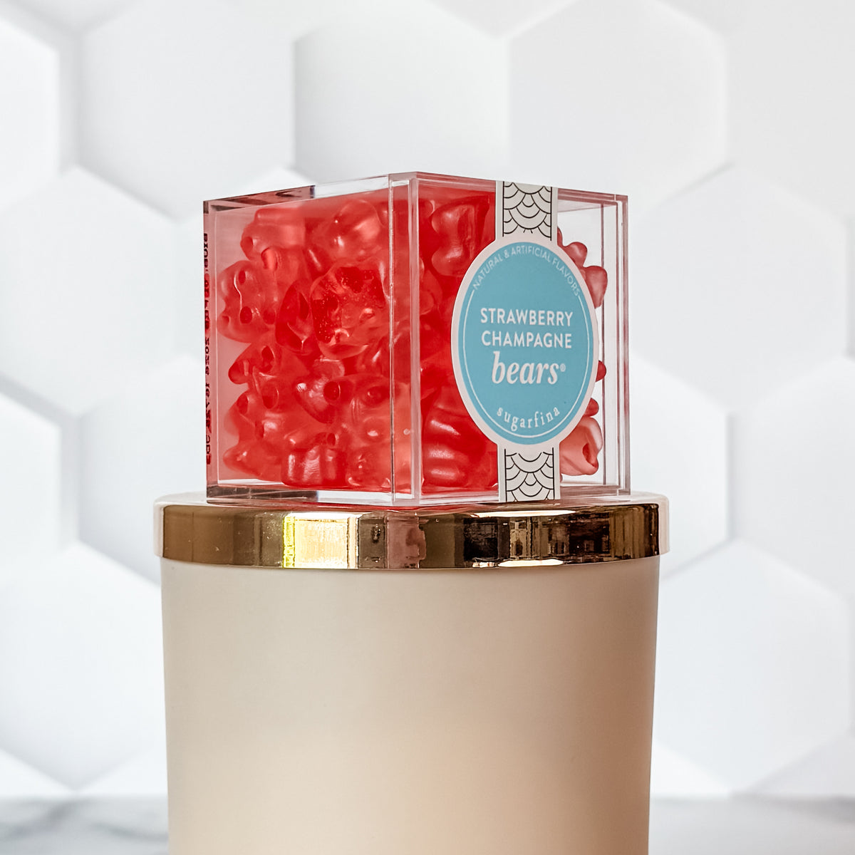 Sweet Treat! Sugarfina Candy Cube - Strawberry Champagne Bears – OklaRoots
