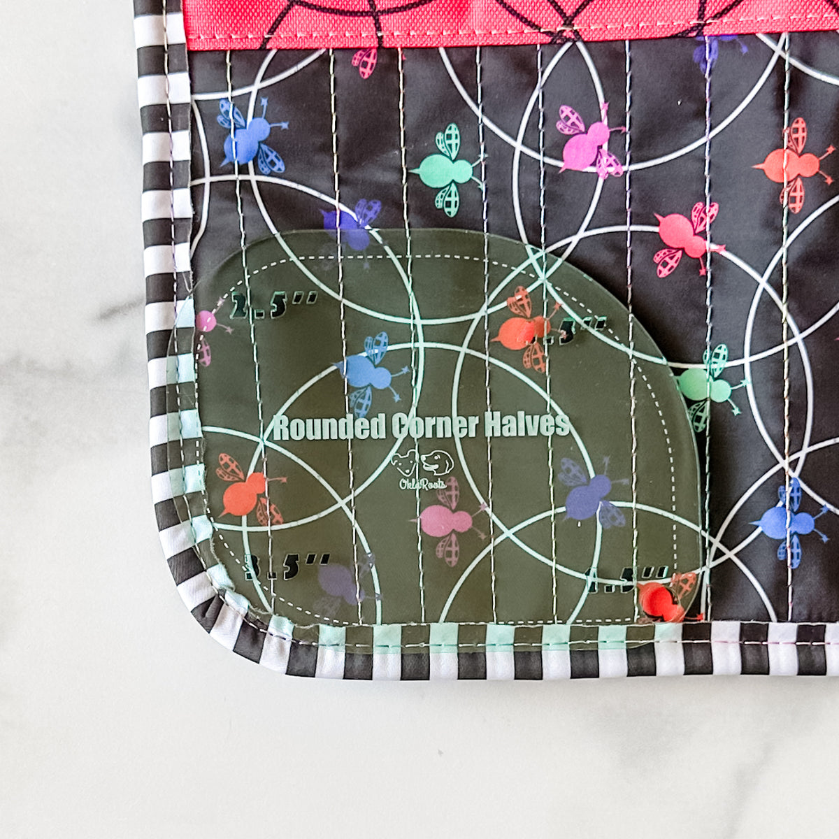 1-2-3-4 HALVES Inch Rounded Corners - Light Green - Acrylic Template ...