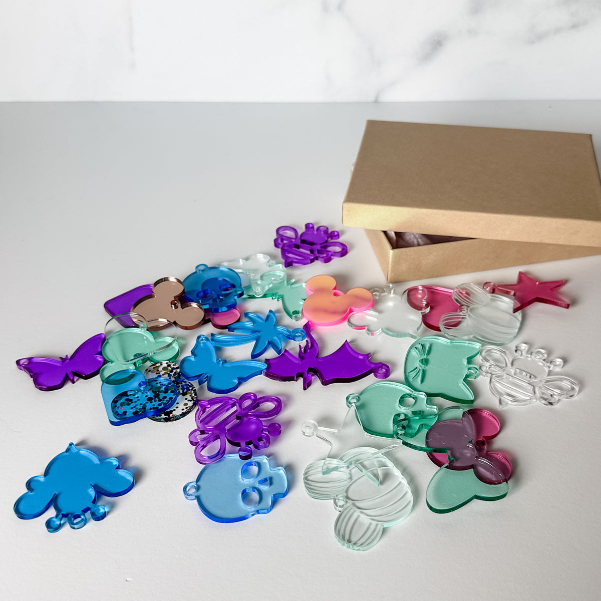 Charm Boxes! At Least 30 Various Charms In Each Box - Paper Box – OklaRoots