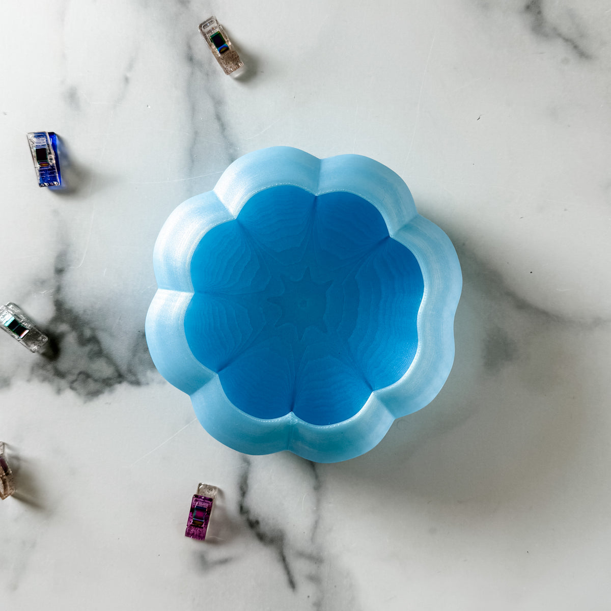Large Pumpkin Craft Bowl - Ocean Blue - Designed by Newt! – OklaRoots