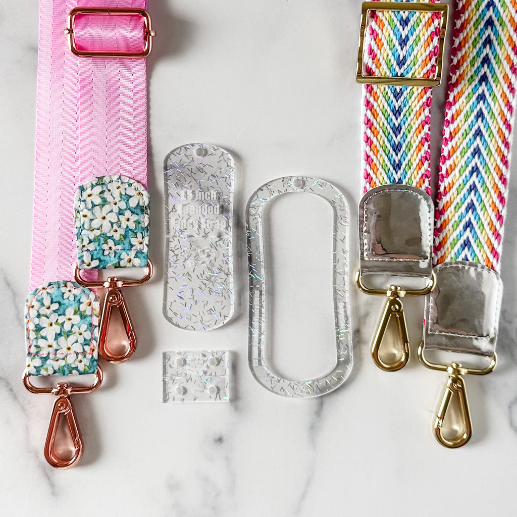 Open Center ROUNDED Fancy Straps - Size 1.5" - LIMITED COLOR - Hologra ...