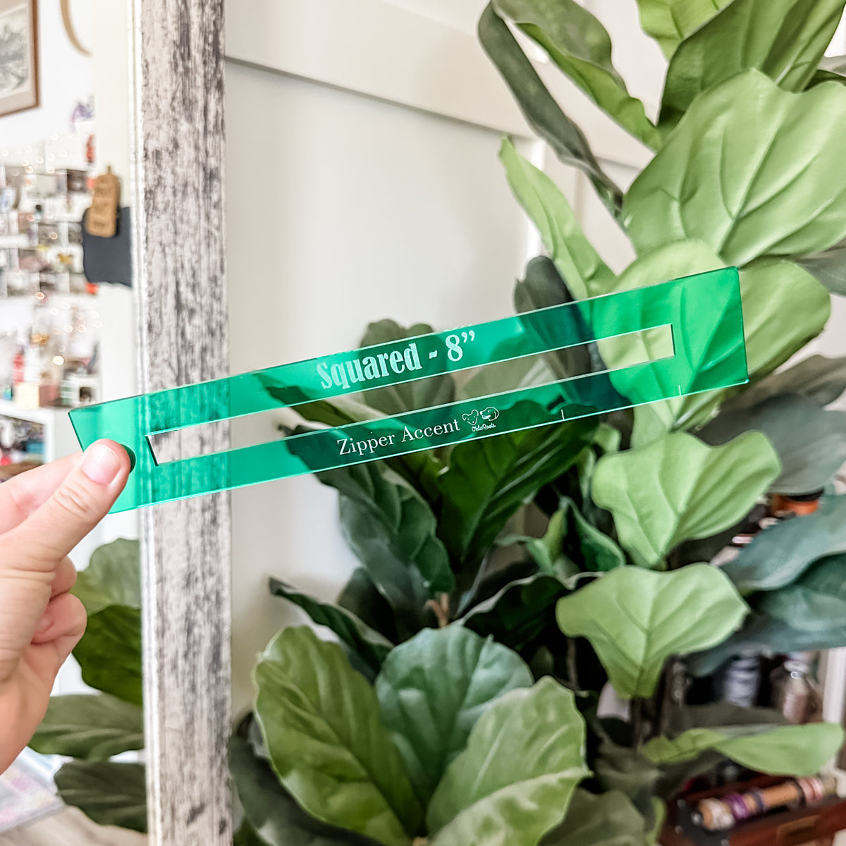 Square Zipper Accent Template - Mint - 3 Sizes Available – OklaRoots