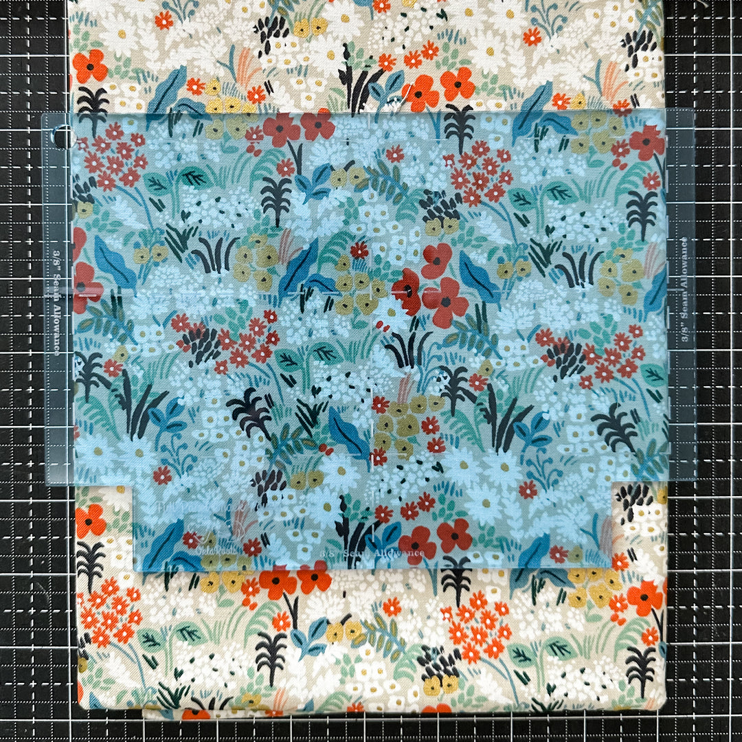 Snack Bag Template - Lining / One Panel Exterior - Ocean Blue - Acryli ...