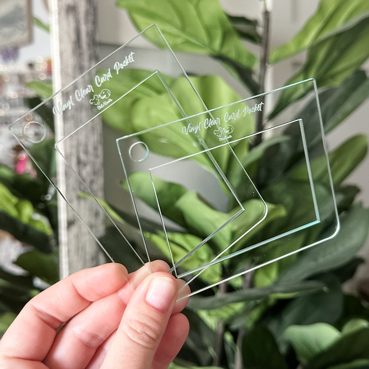 Soda Glass ID Pocket - Acrylic Template – OklaRoots